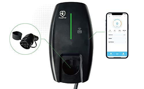 Wallbox Ladegerät KFW 440 441 förderbar PowerFed 11KW 7 Meter RFID Type 2 - ChargeShop.de